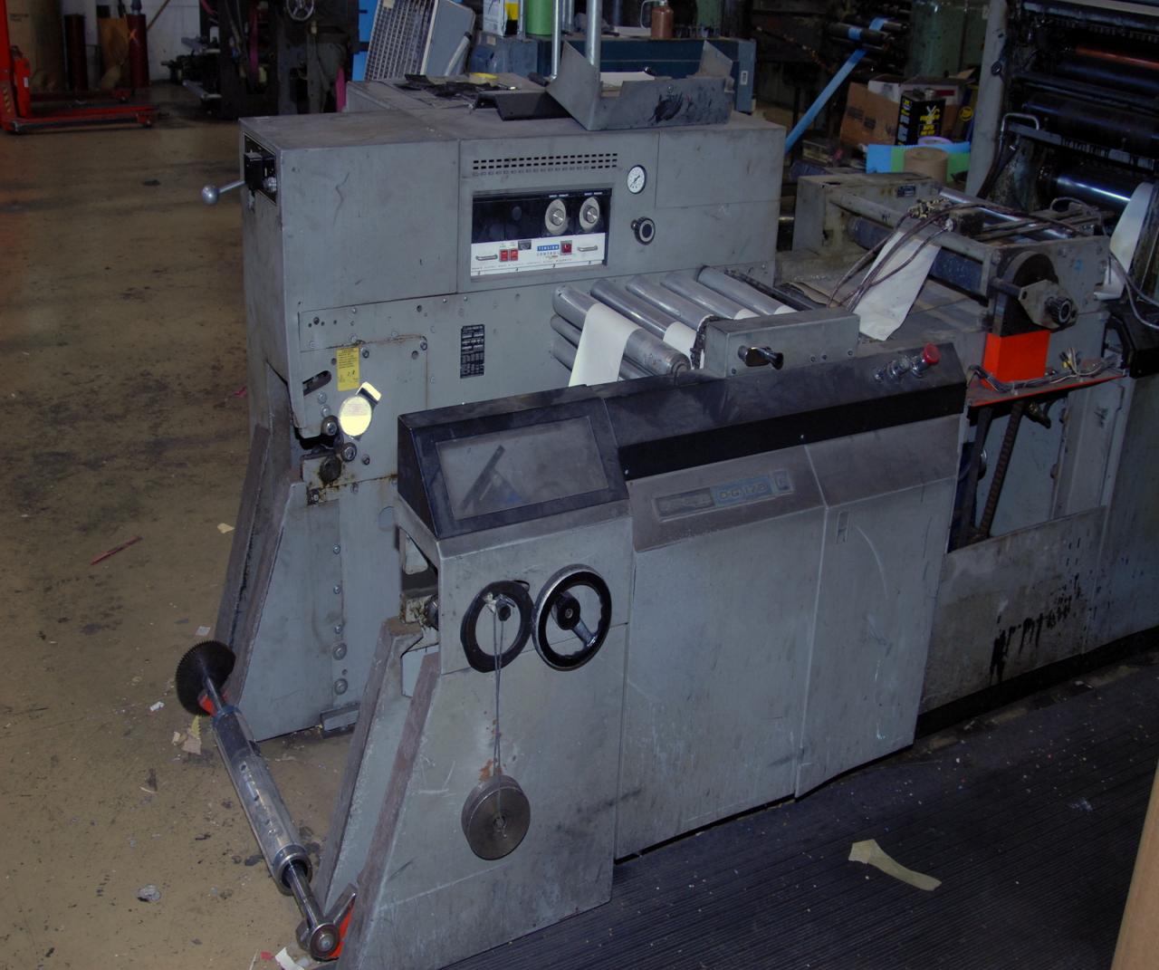 Lot #41: 1978 Didde-Glaser Web Press Model B/DG175 4 color with 2 ...